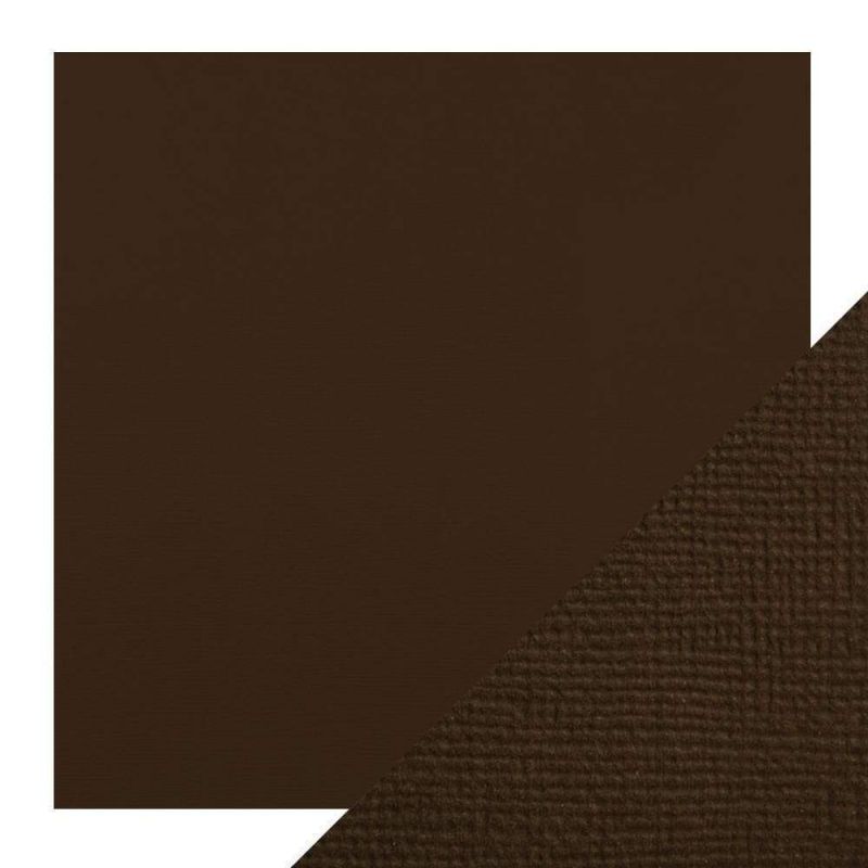 Cartulina con textura Tonic Craft Perfect - Expresso Brown