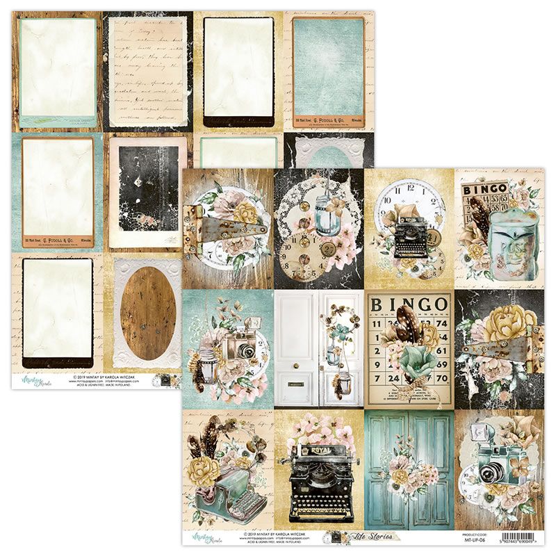 Mintay Papers Life Stories Scrapbooking Paper Pad 15x15 CreActividades Mintay Papers Life Stories Scrapbooking Paper Pad 15x15 CreActividades